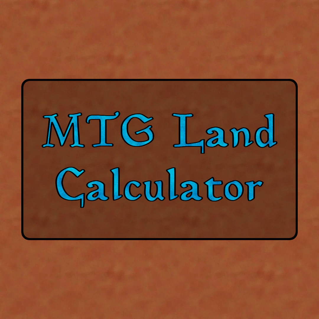 MTG Land Calculator